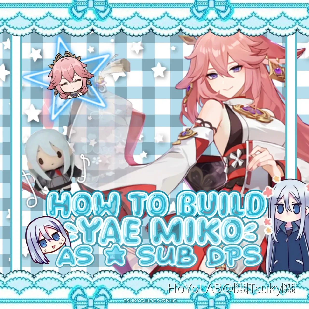 How tu build Yae Miko as a sub dps! Genshin Impact | HoYoLAB