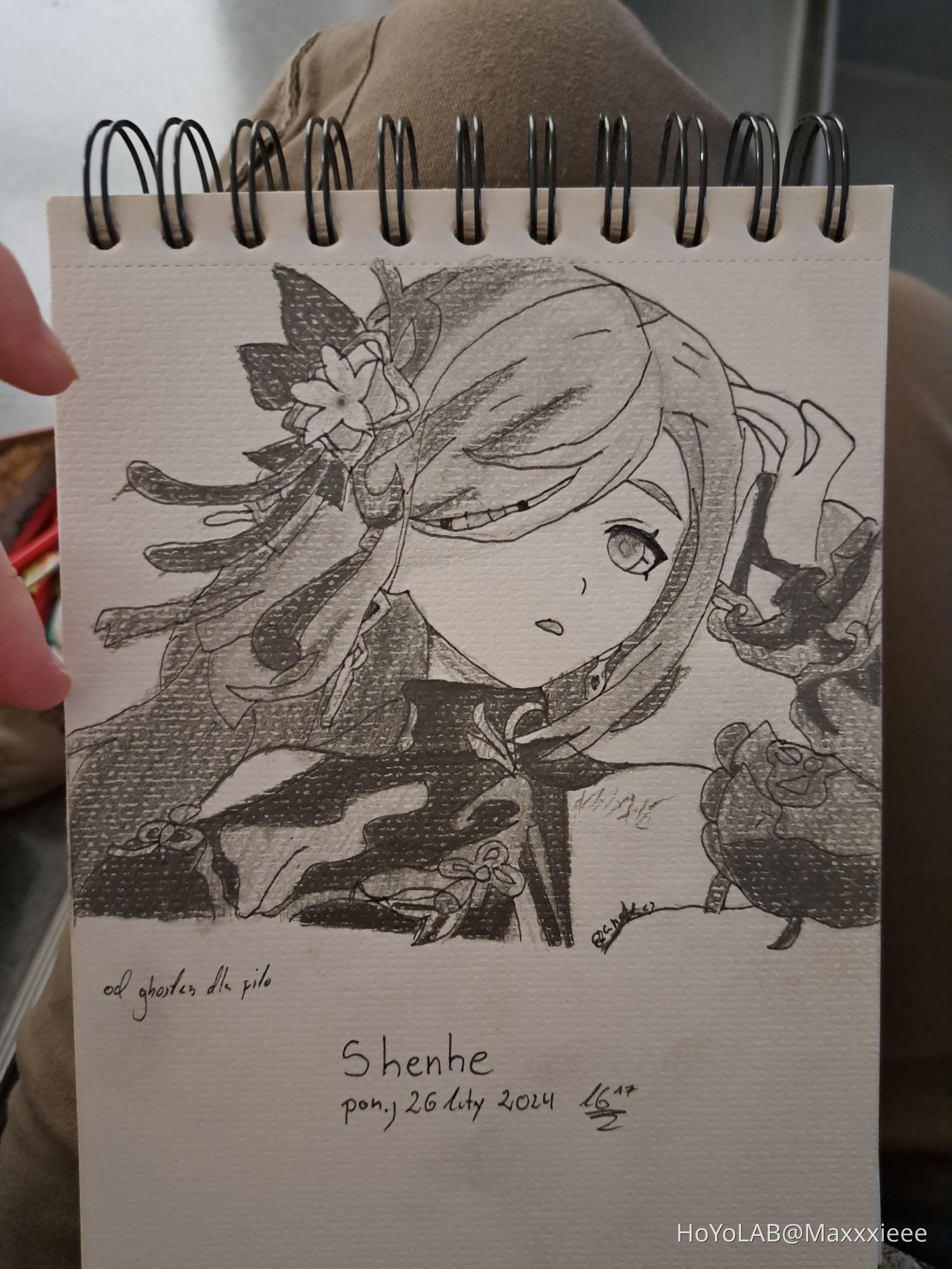 My Shenhe drawing Genshin Impact | HoYoLAB
