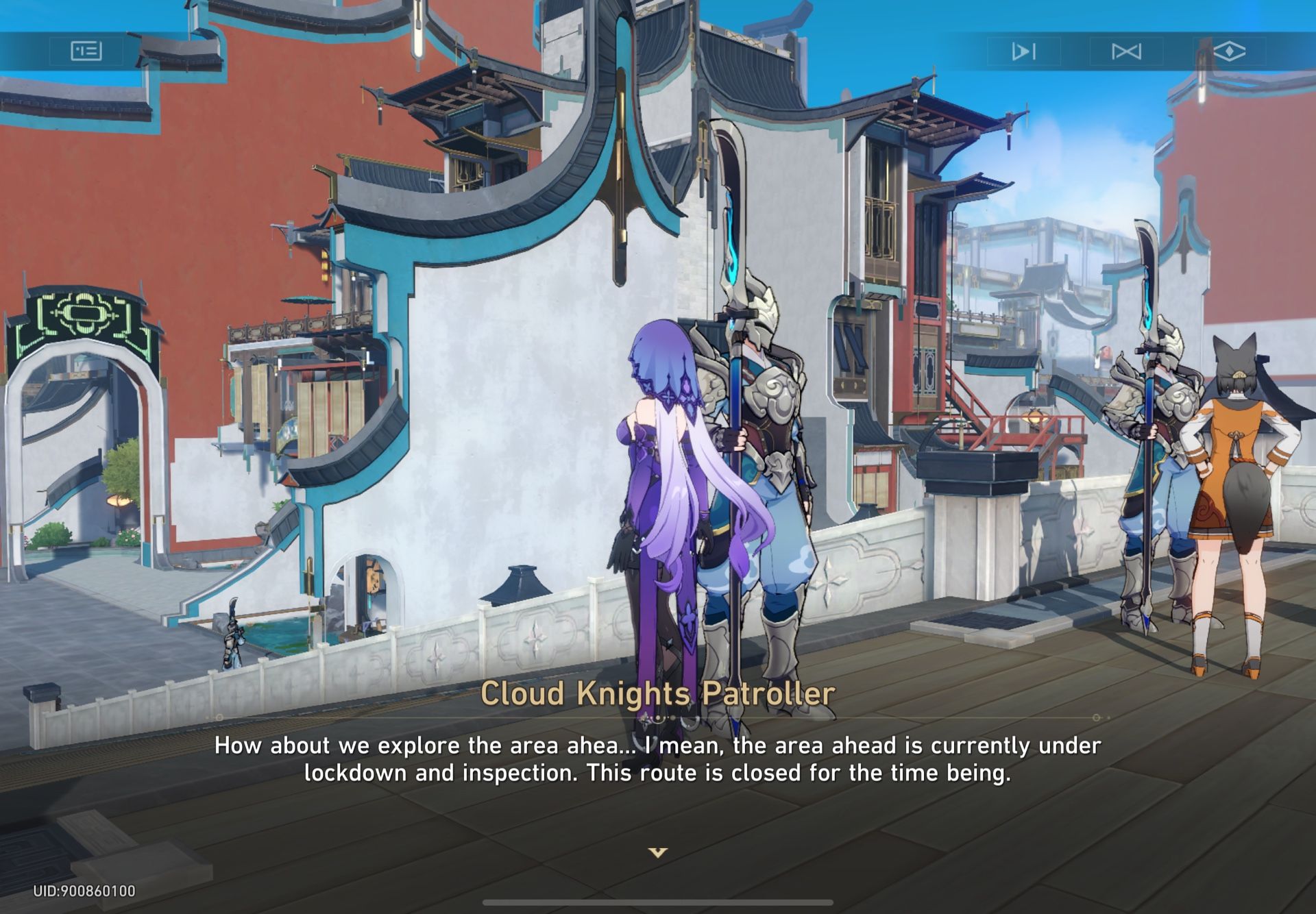 How about we explore the area ahead of us later? -Paimon Honkai: Star ...