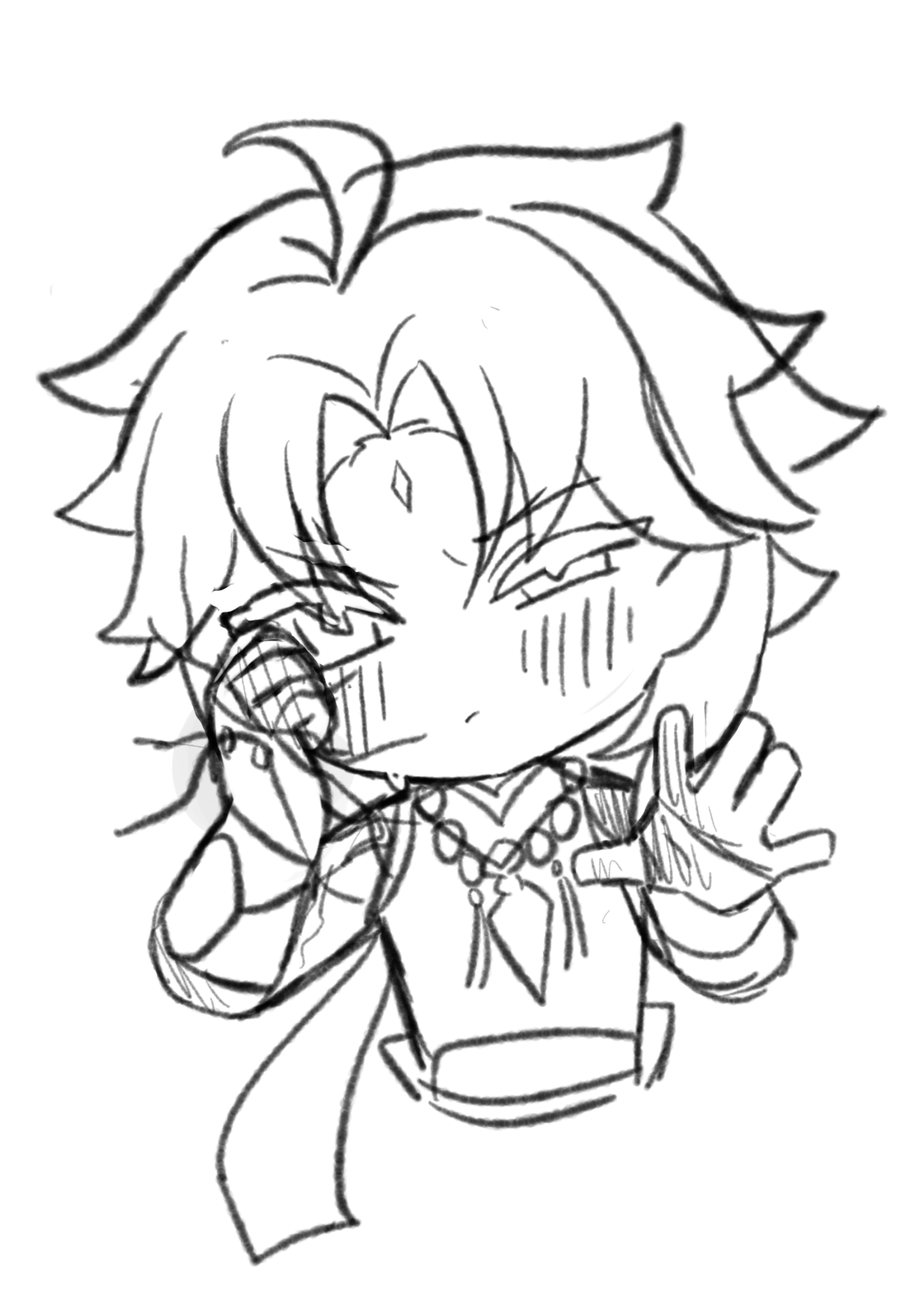 원신 카페용 소 일러스트 Genshin Impact | HoYoLAB