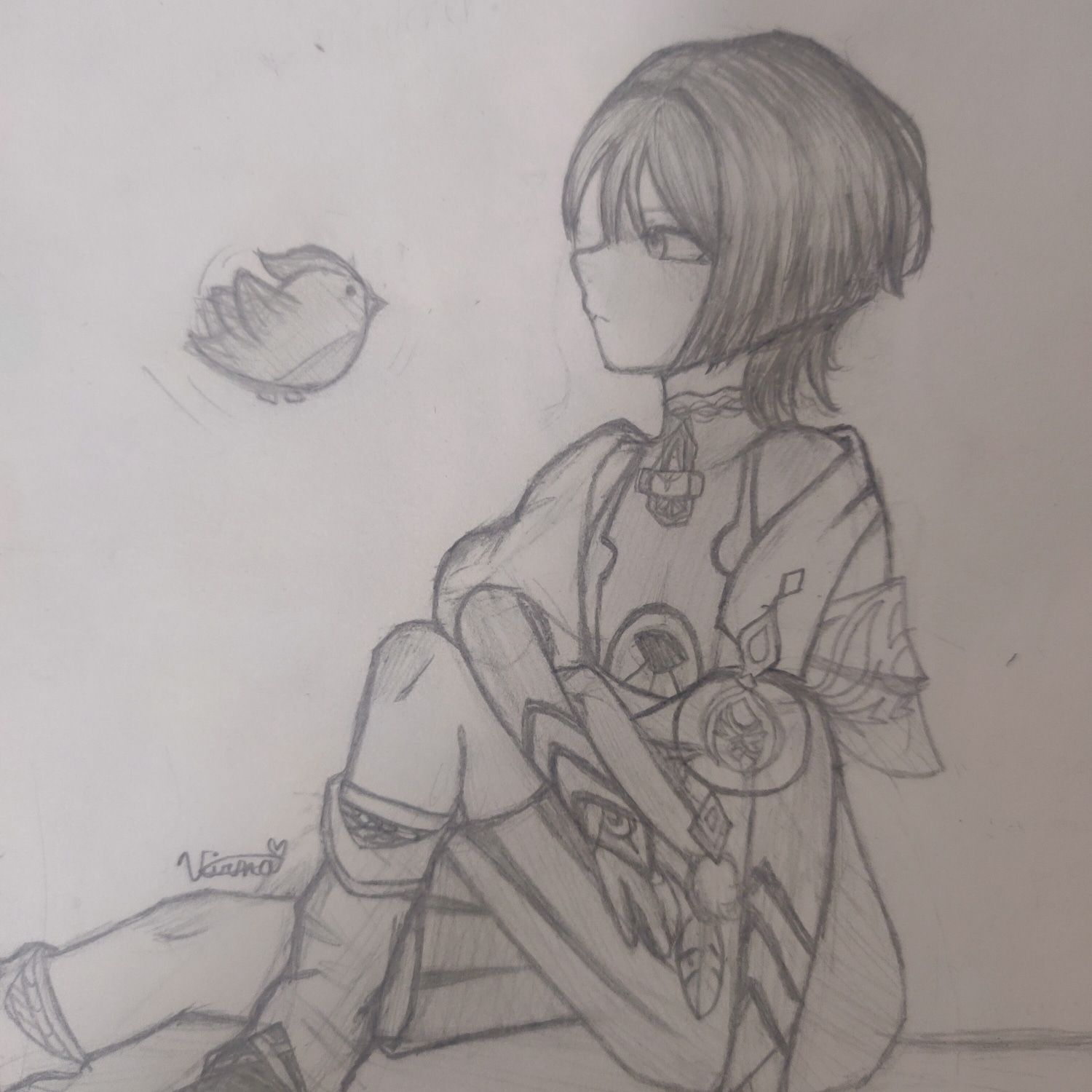 Drawing of Wanderer / Scaramouche