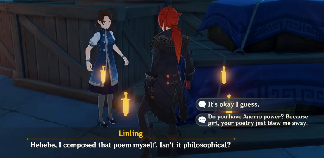 Best pick up line in game. Genshin Impact | HoYoLAB
