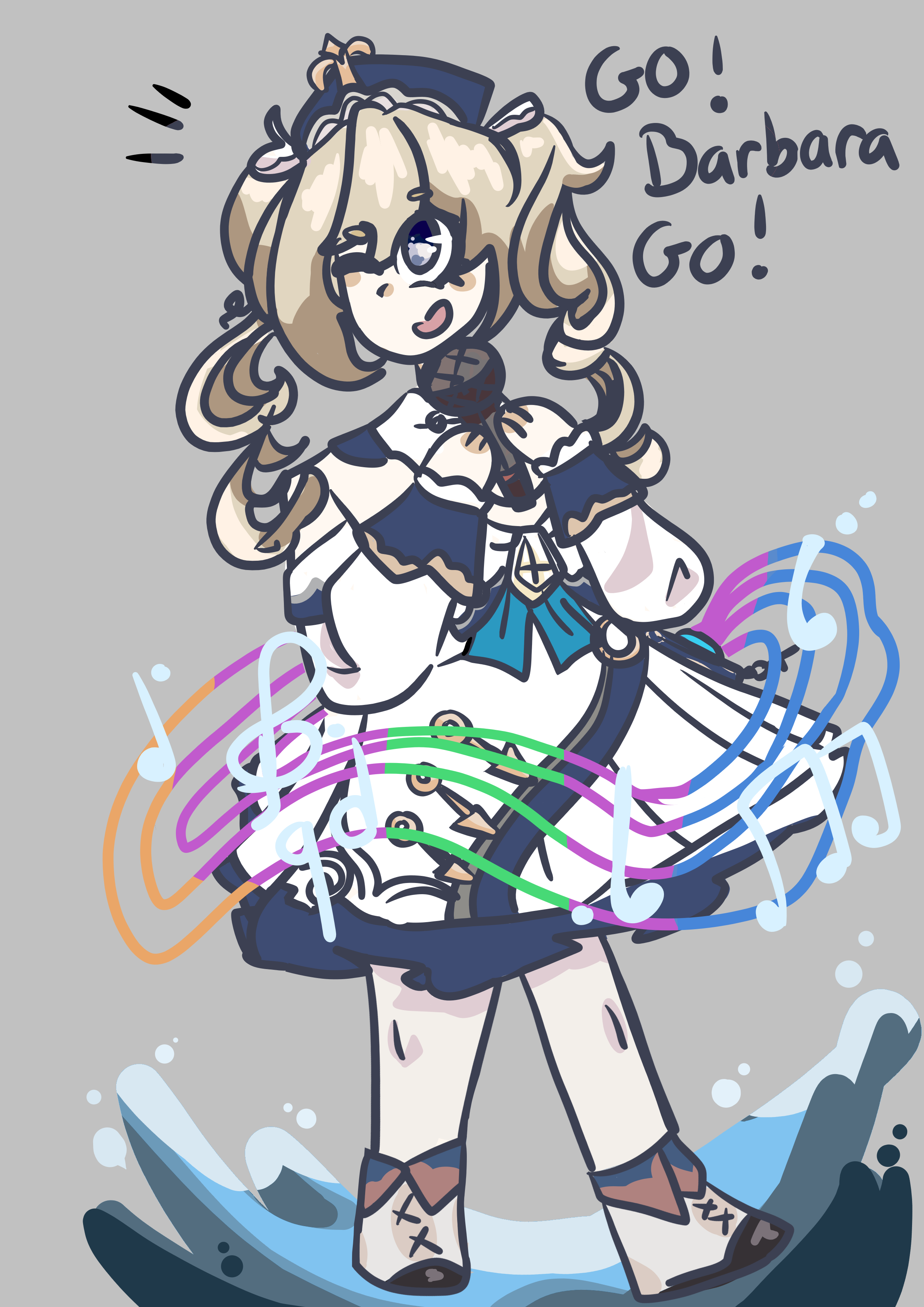 Barbara Fanart Genshin Impact | HoYoLAB