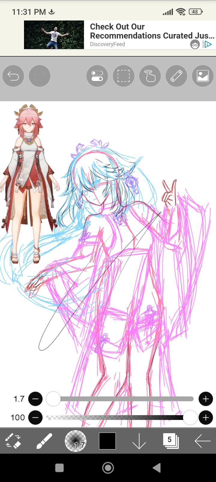 drawing yae miko for the first time 😟 Genshin Impact | HoYoLAB