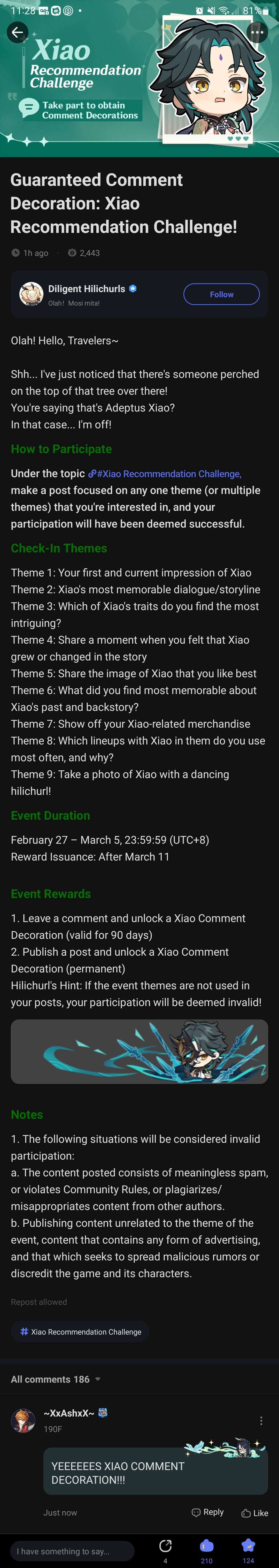 Theme 1: Your first and current impression of Xiao (Xiao recommendation ...