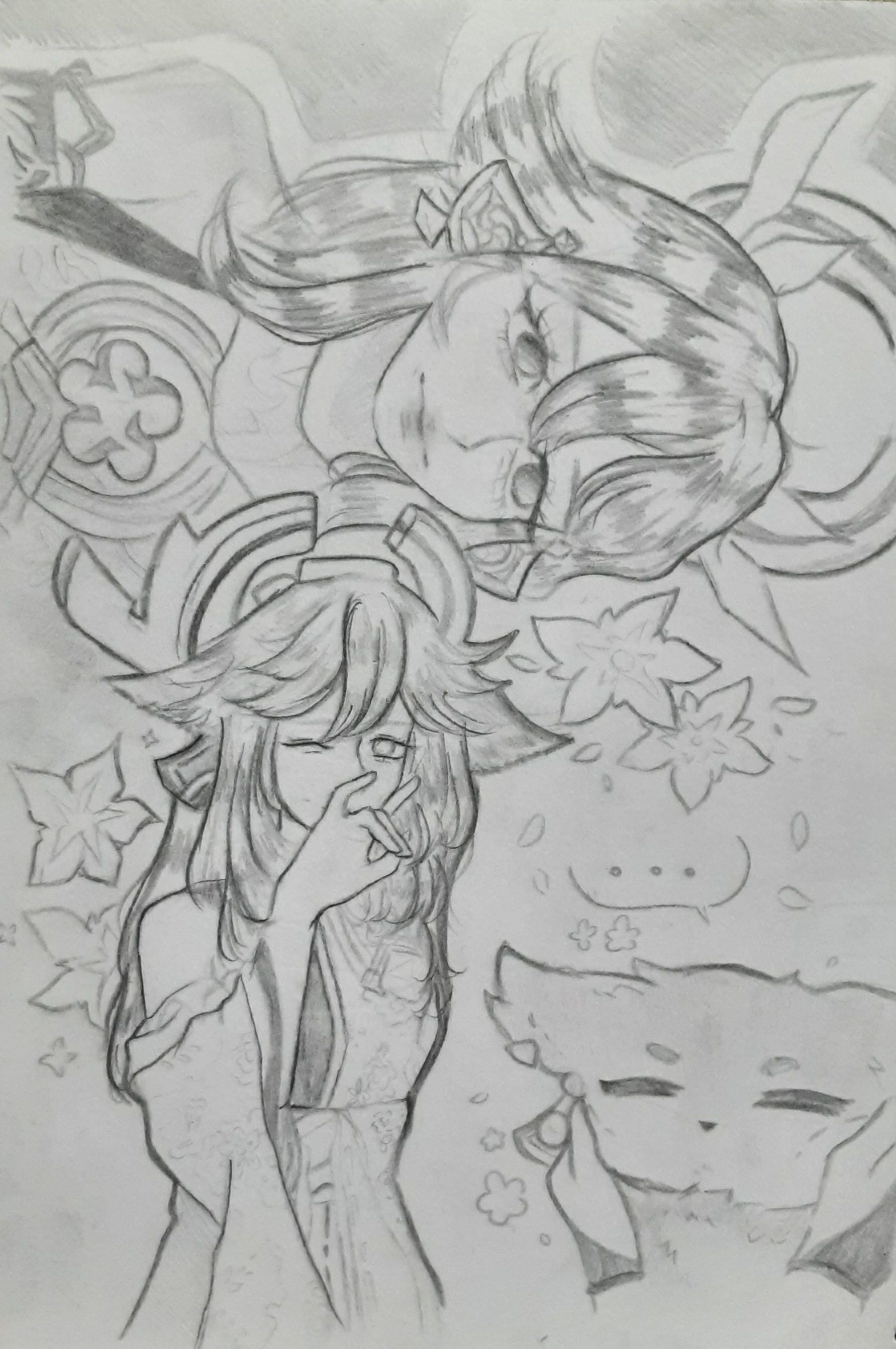 Yae Miko Fanart Genshin Impact | HoYoLAB
