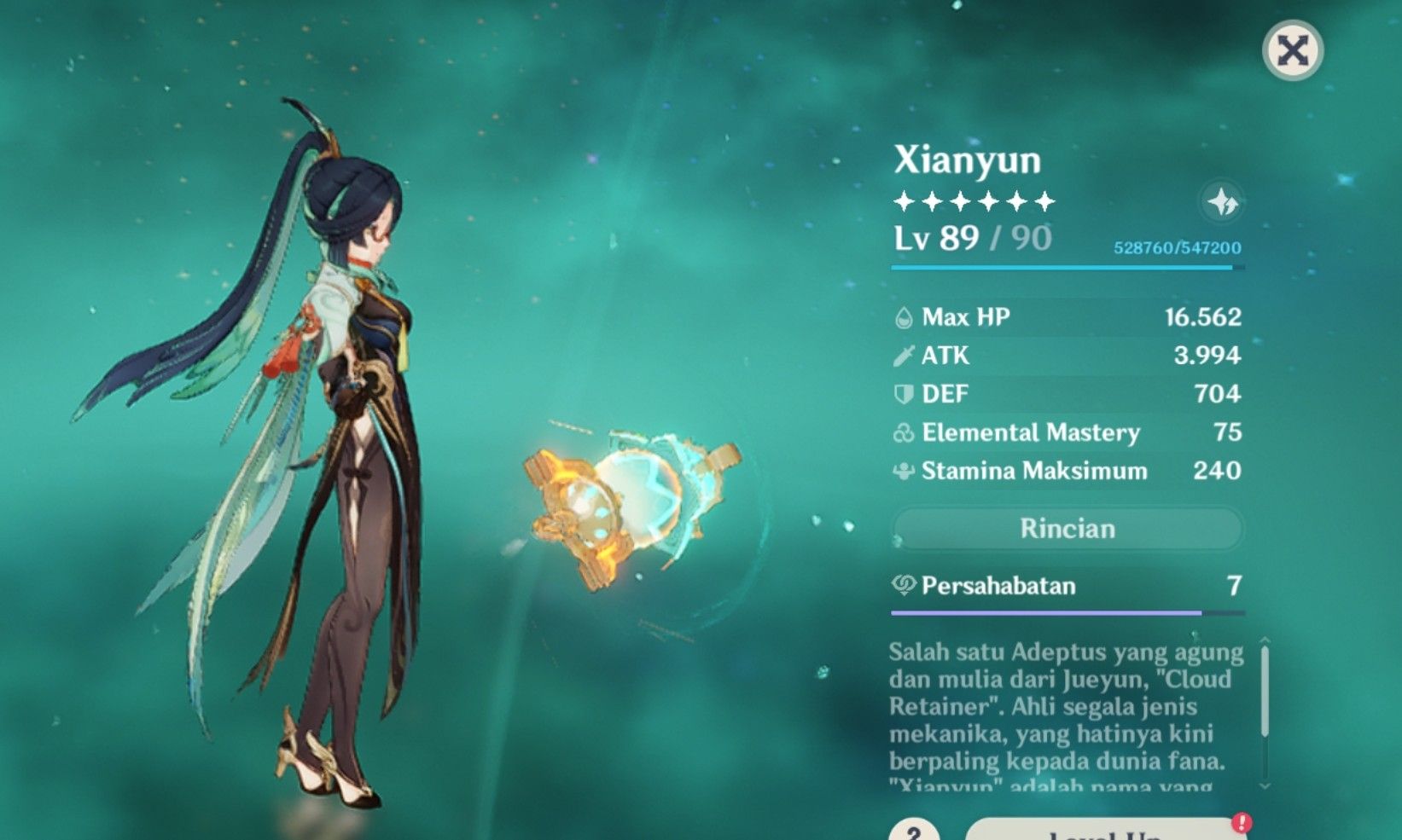 Berapa rekomend Atk xianyun ? Genshin Impact | HoYoLAB