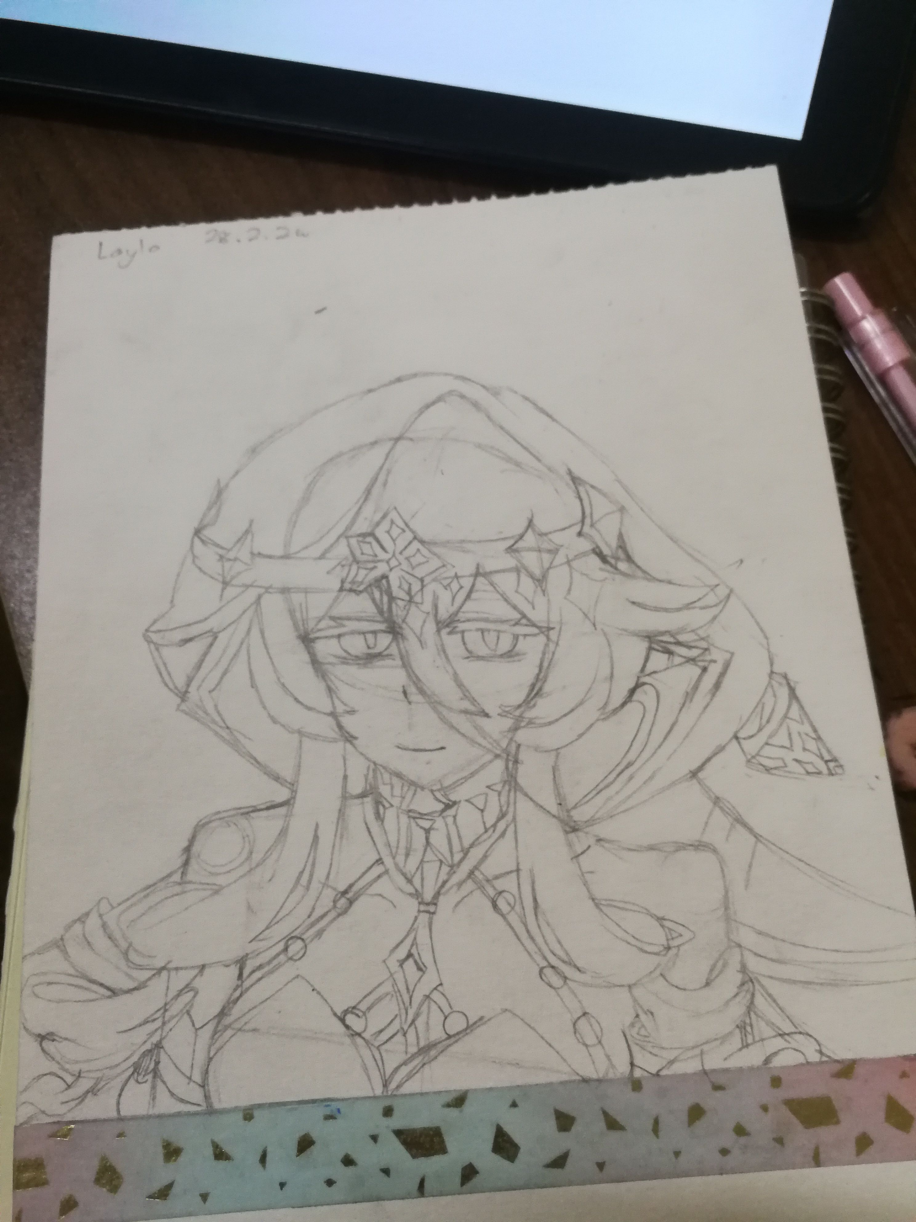 Layla Sketch Genshin Impact | HoYoLAB