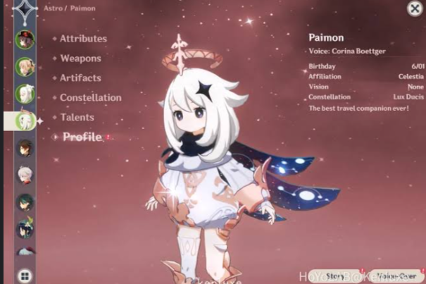 help me build my paimon Genshin Impact | HoYoLAB