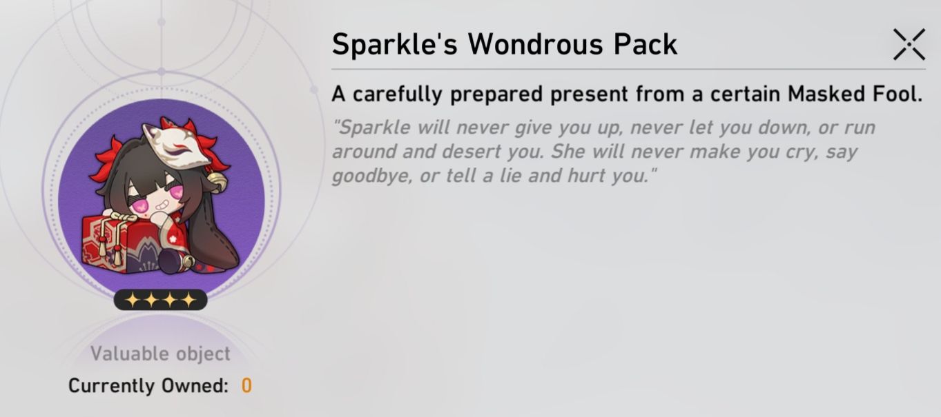 HELP! SPARKLE IS RICK-ROLLING US IN HER BIRTHDAY Honkai: Star Rail ...