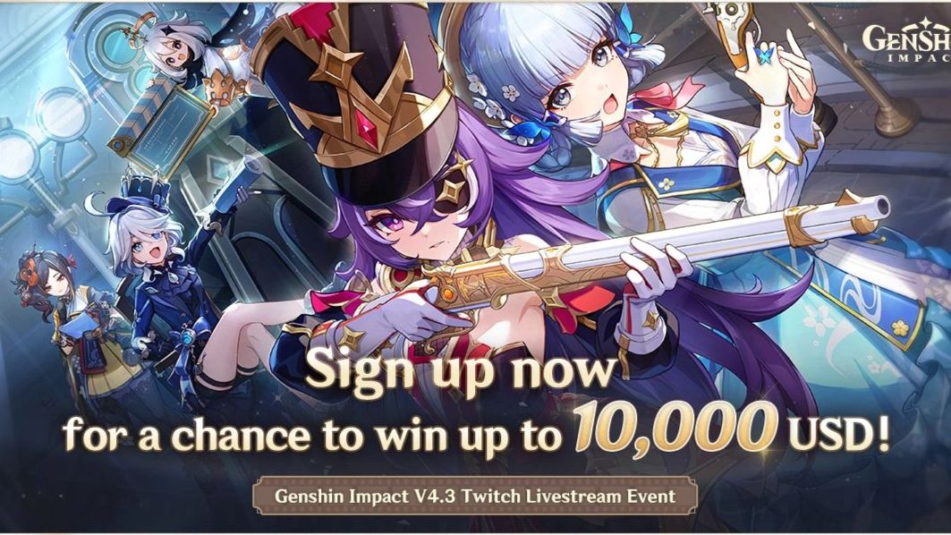Version 4.3 Twitch Streamer Reward Genshin Impact | HoYoLAB
