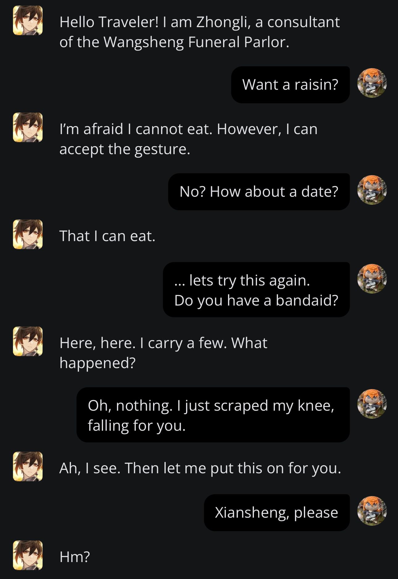 Trying to rizz a rock Genshin Impact | HoYoLAB