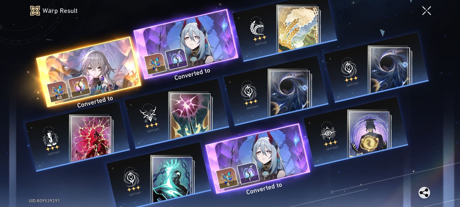 Got Both Sparkle and her LC ! YAY! Honkai: Star Rail | HoYoLAB