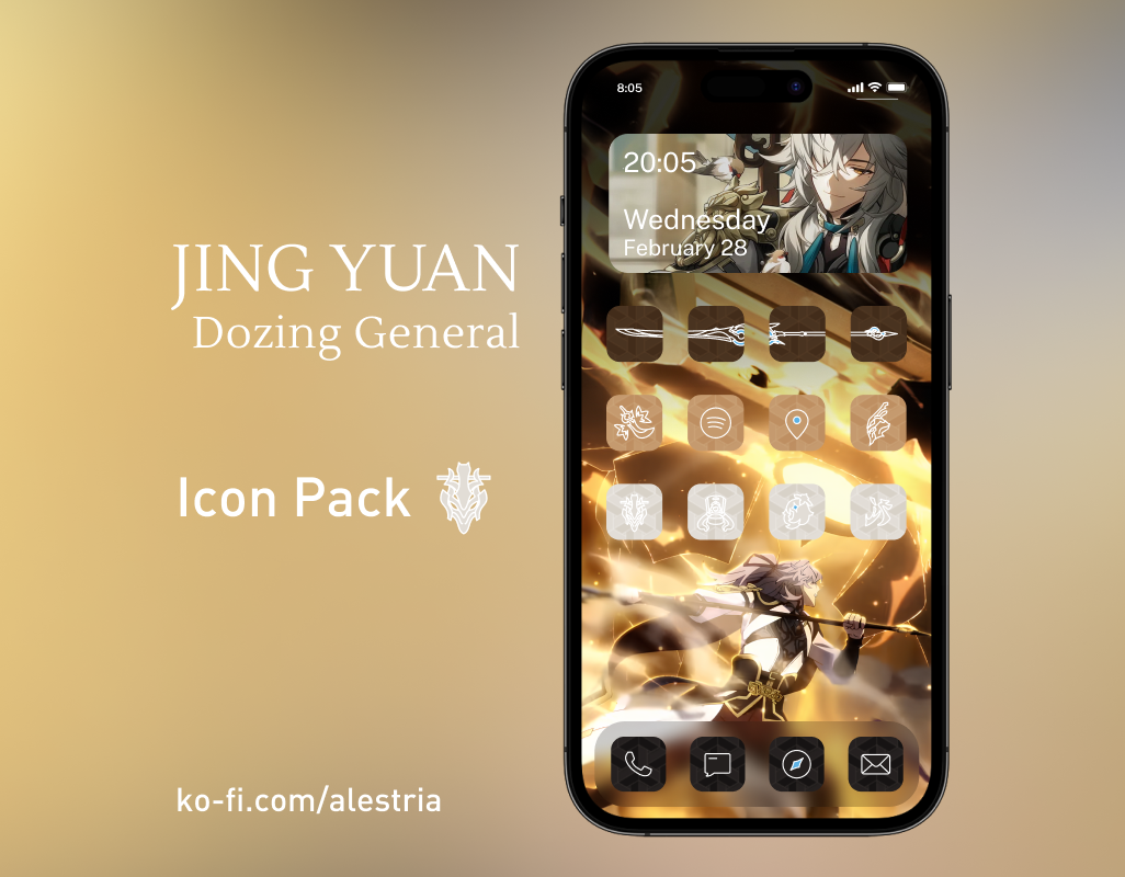 Custom Jing Yuan App Icon Pack Honkai: Star Rail | HoYoLAB