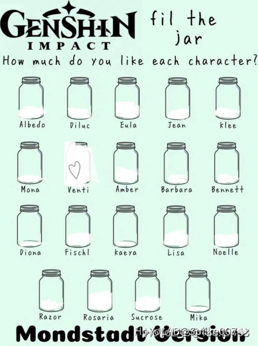 Fill the jars! Genshin Impact | HoYoLAB