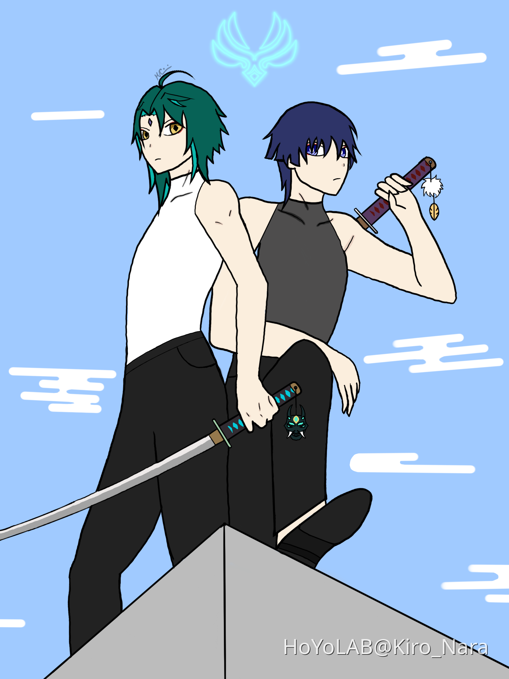 Xiao and Scara AU Genshin Impact | HoYoLAB