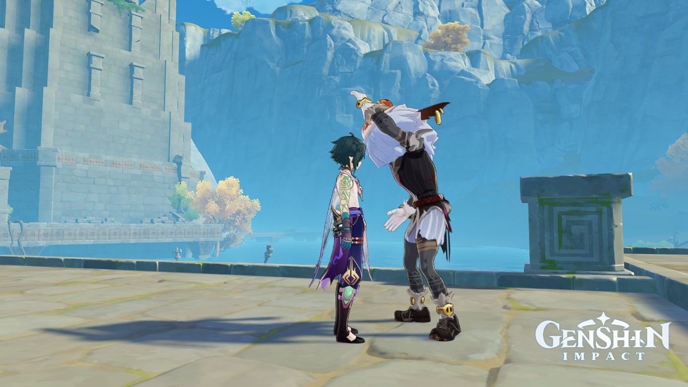 If I Were a Hilichurl i'd compare my height with Xiao and suffer from ...