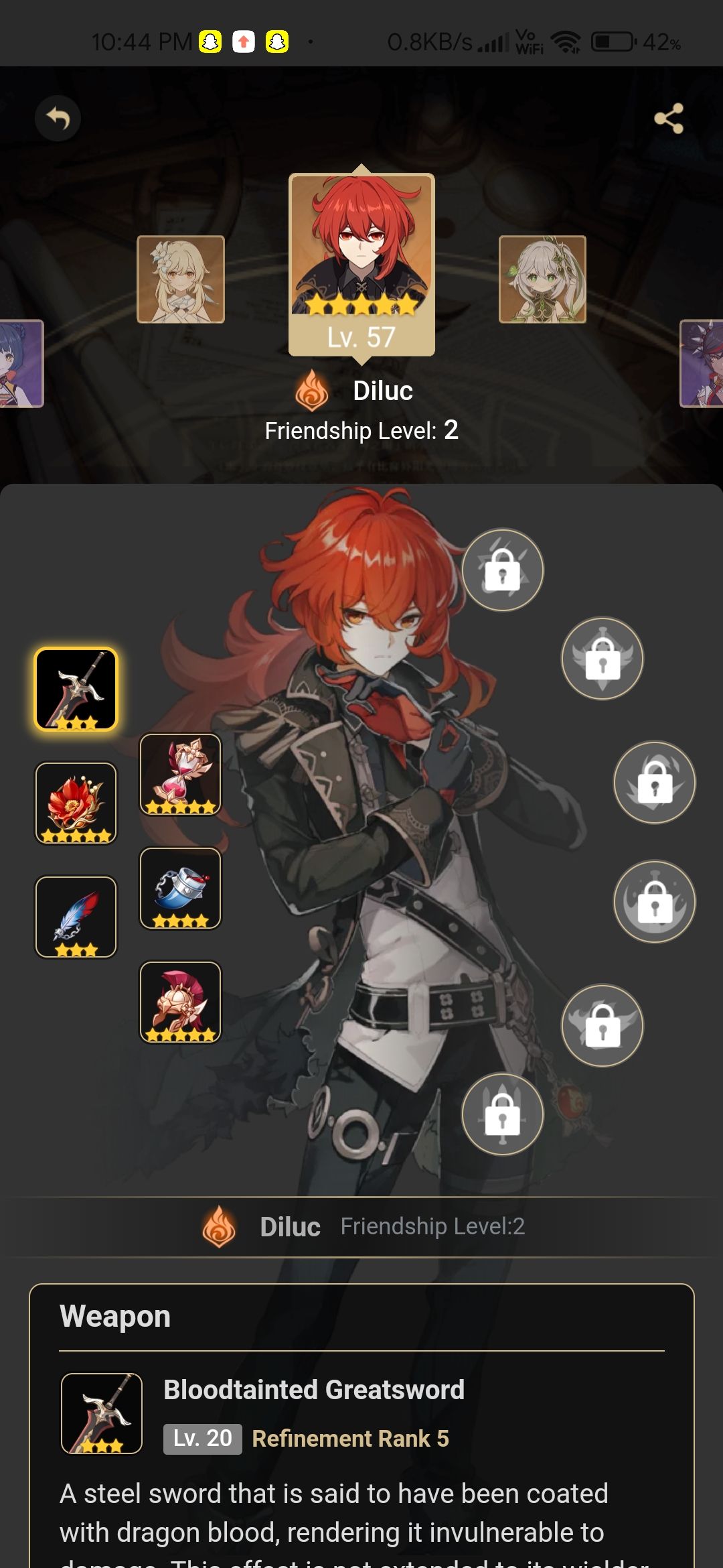 help me build diluc Genshin Impact | HoYoLAB