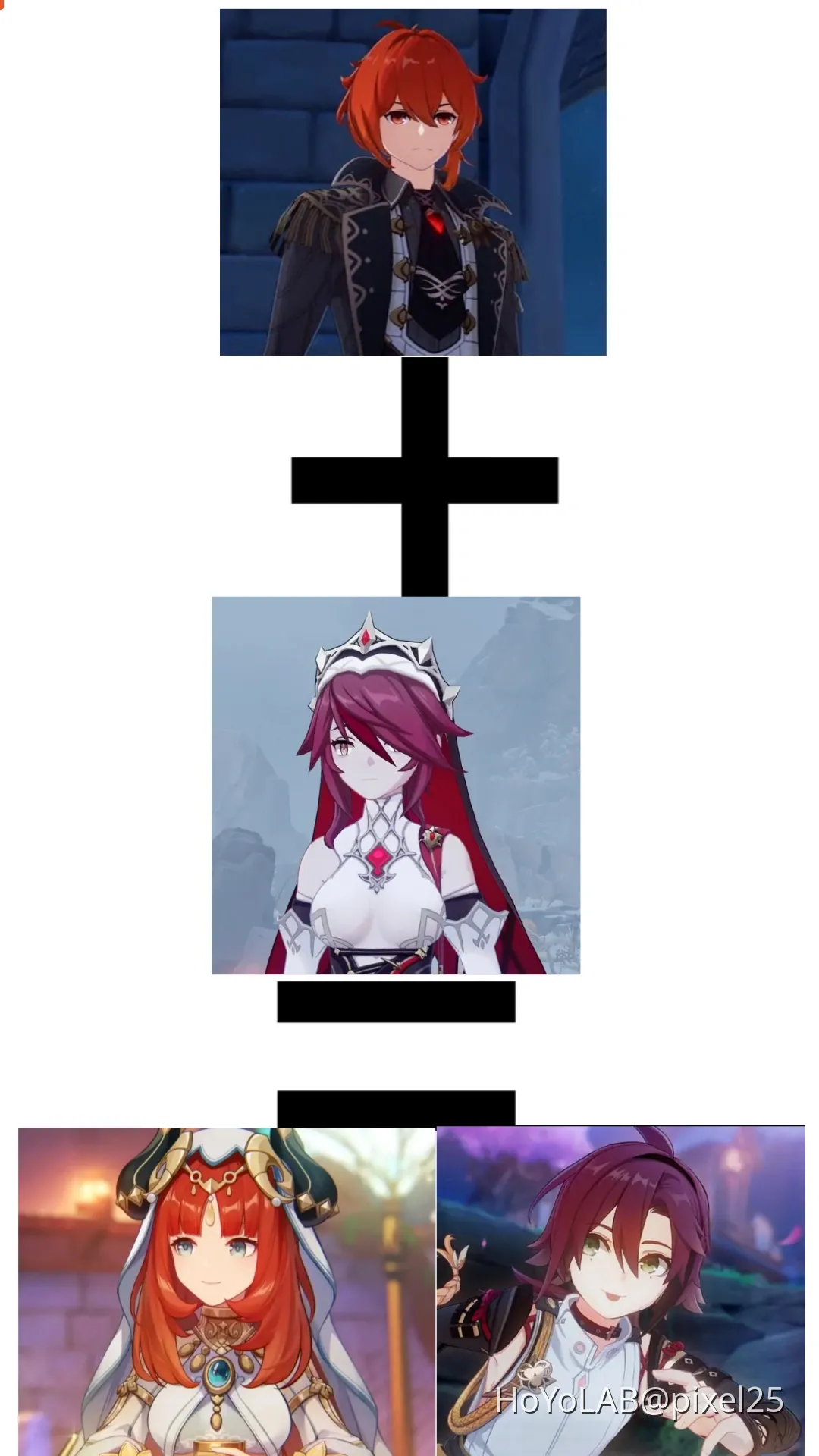 The 'Red Hair' family Genshin Impact | HoYoLAB
