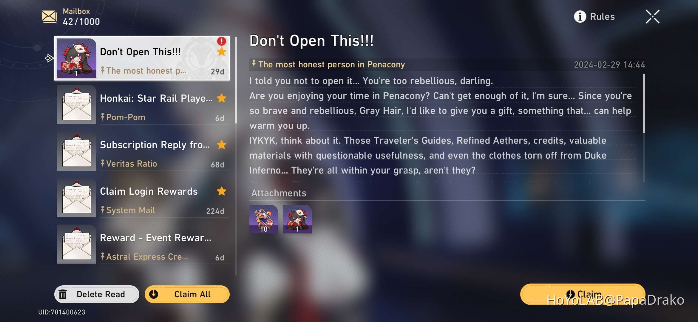 E6 SAMPO THANKS TO SPARKLE WOOHOO Honkai: Star Rail | HoYoLAB