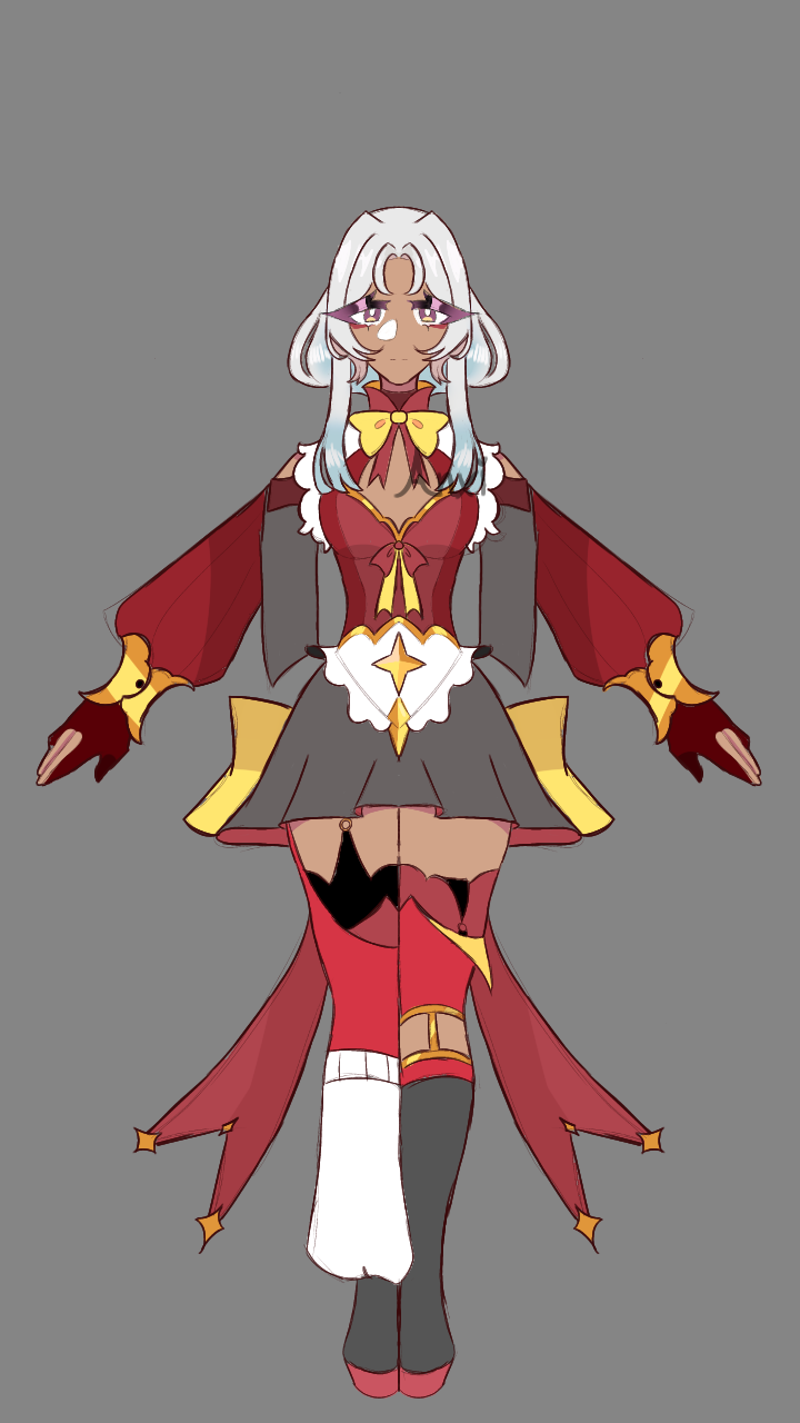 new leak??? I'm kidding, mina! hsr oc! (she looks so genshin help 😭 ...