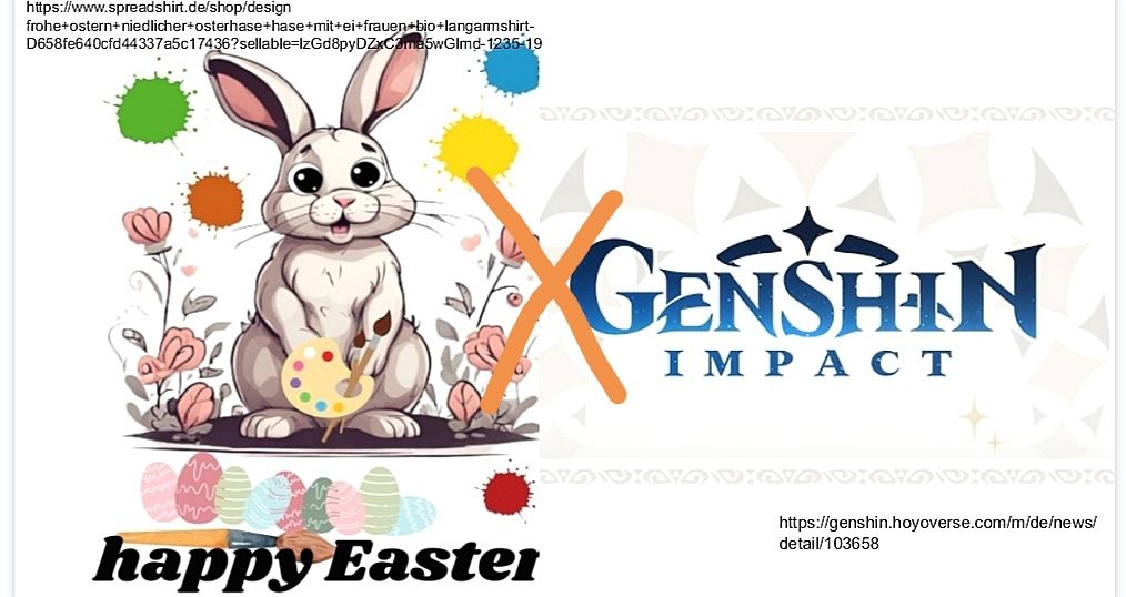 Happy Easter project (preparation 2) Genshin Impact | HoYoLAB