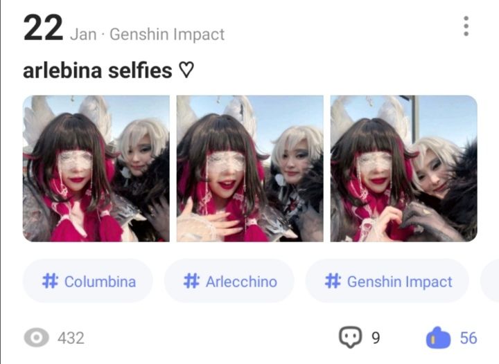 Columbina and Arlechinno Fanart (For @twopercent) Genshin Impact | HoYoLAB