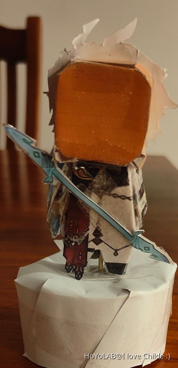Childe papercraft. Genshin Impact | HoYoLAB