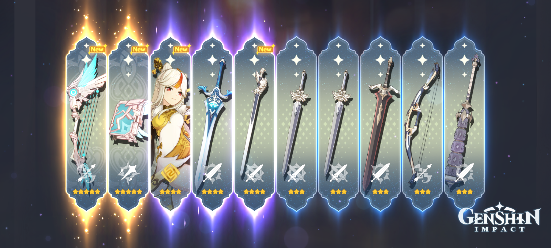 2 5star wepen Genshin Impact | HoYoLAB