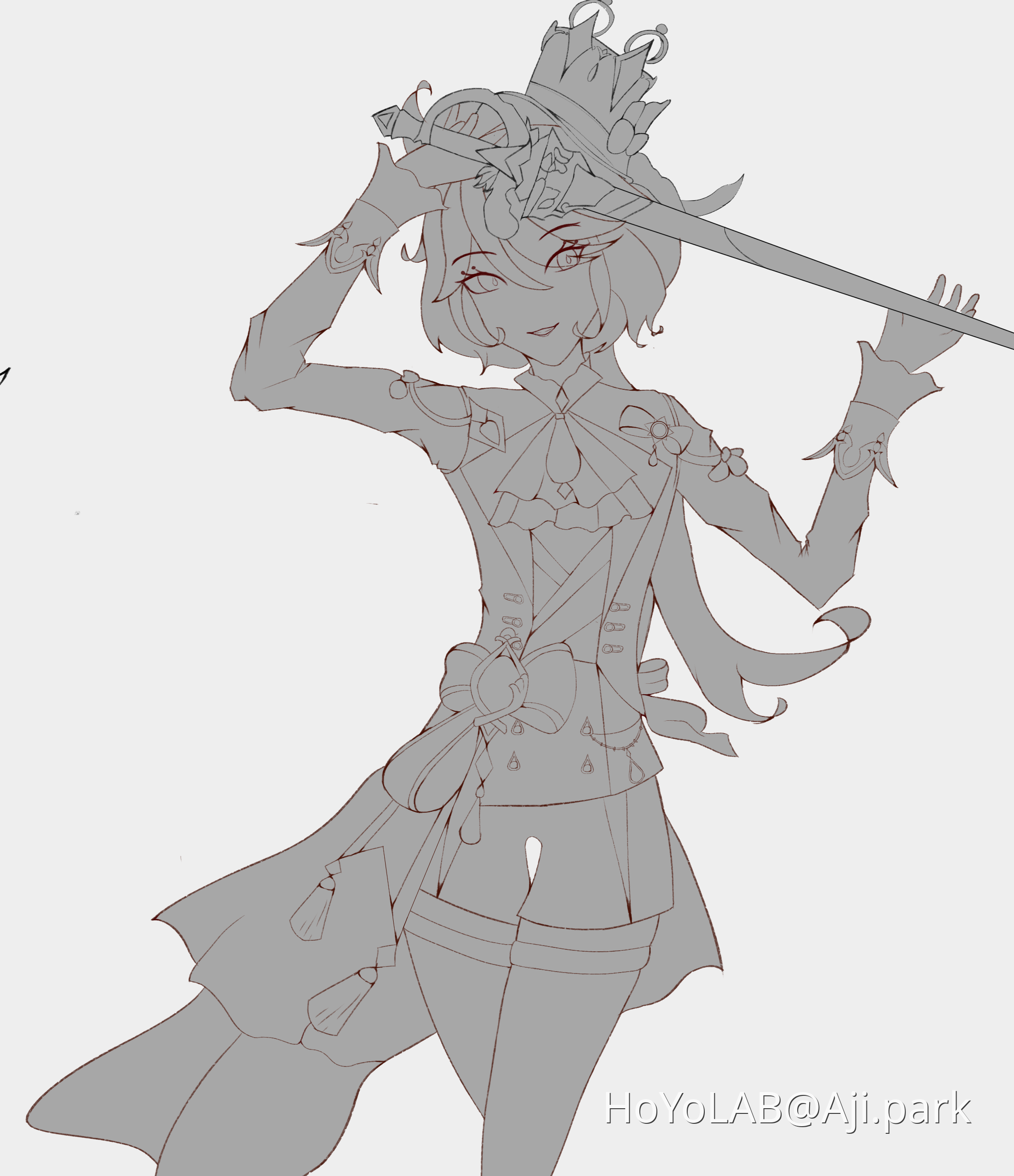 Drawing Furina Until She Come to My Account Genshin Impact | HoYoLAB