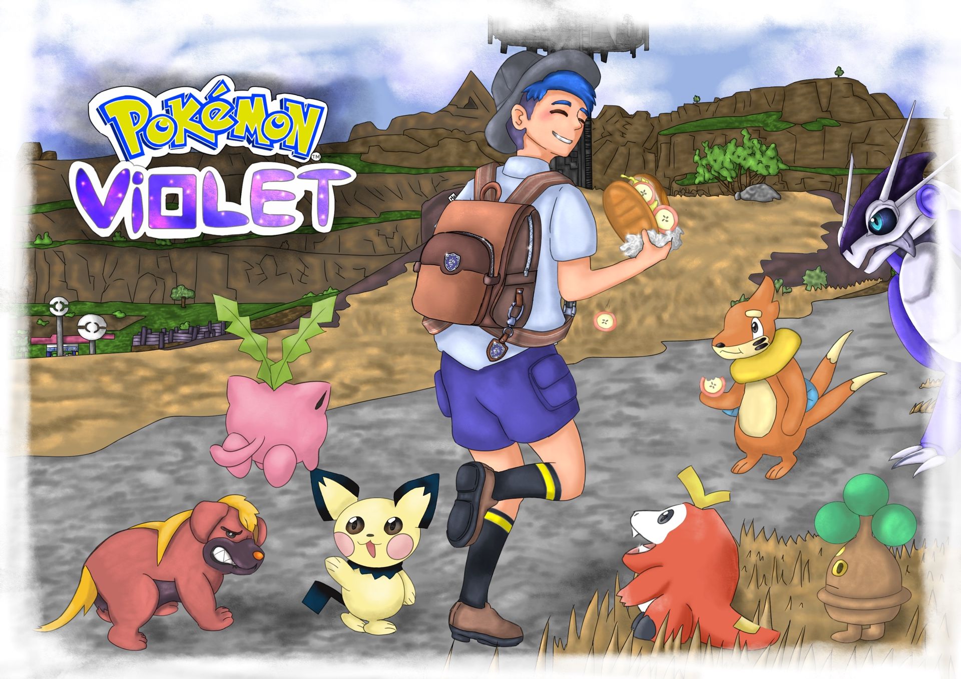 Pokemon Violet Drawing Complete 🏻 | HoYoLAB