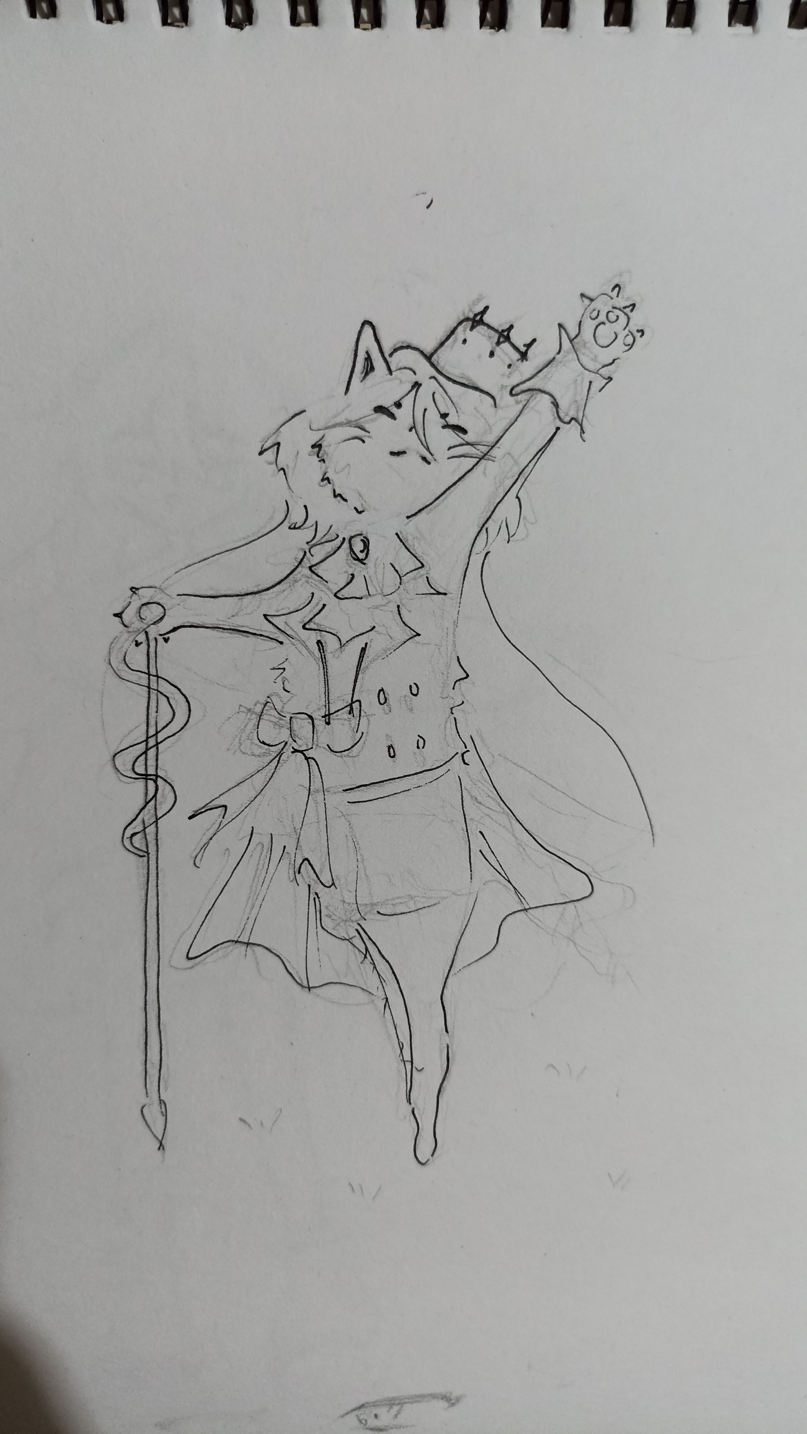 i tried to draw furina!! but cat form wahahaha Genshin Impact | HoYoLAB