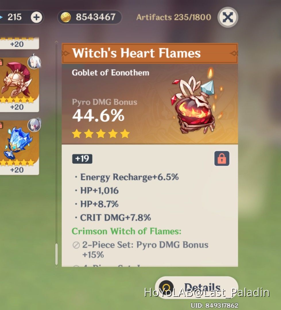 this is my 3rd on-set Pyro damage bonus goblet turned out like this😭 ...