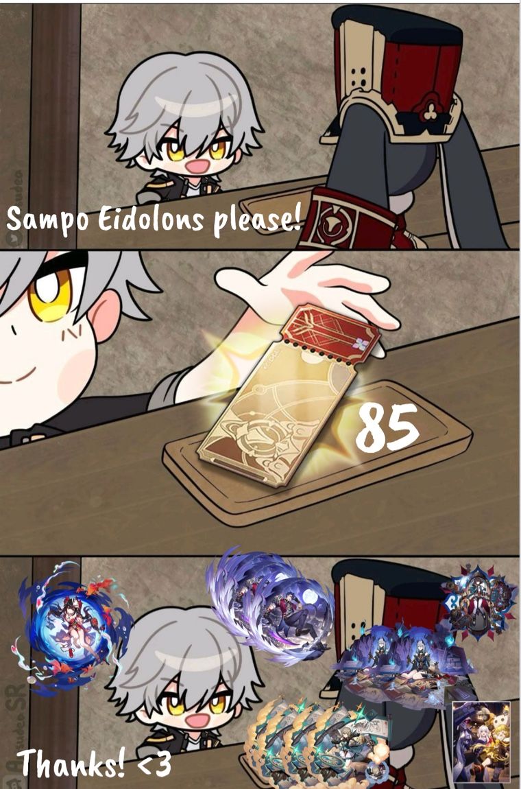 I just wanted E6 Sampo, but I’ll take it! Honkai: Star Rail | HoYoLAB