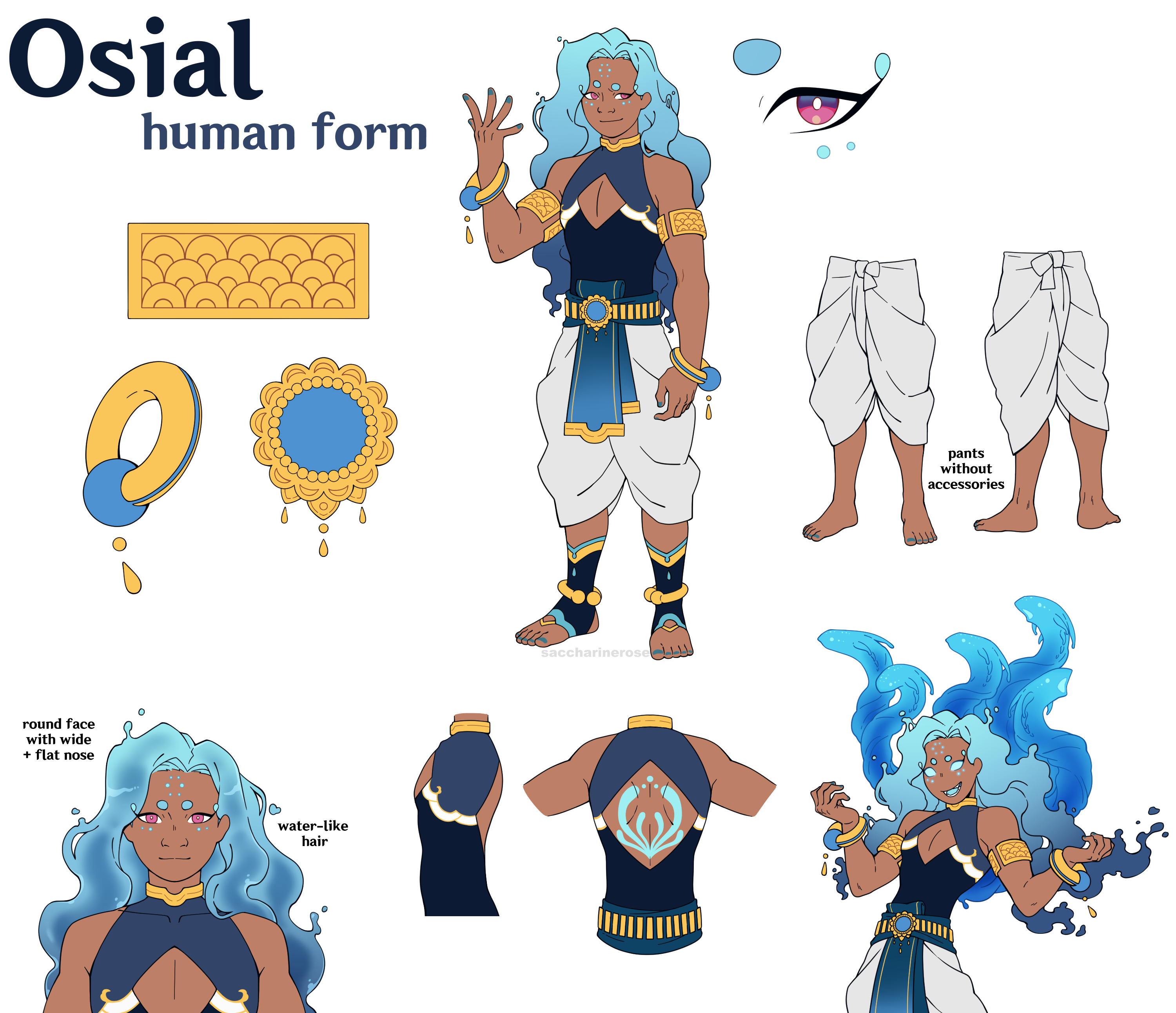 Made some updated references for my Beisht and Osial human form designs ...