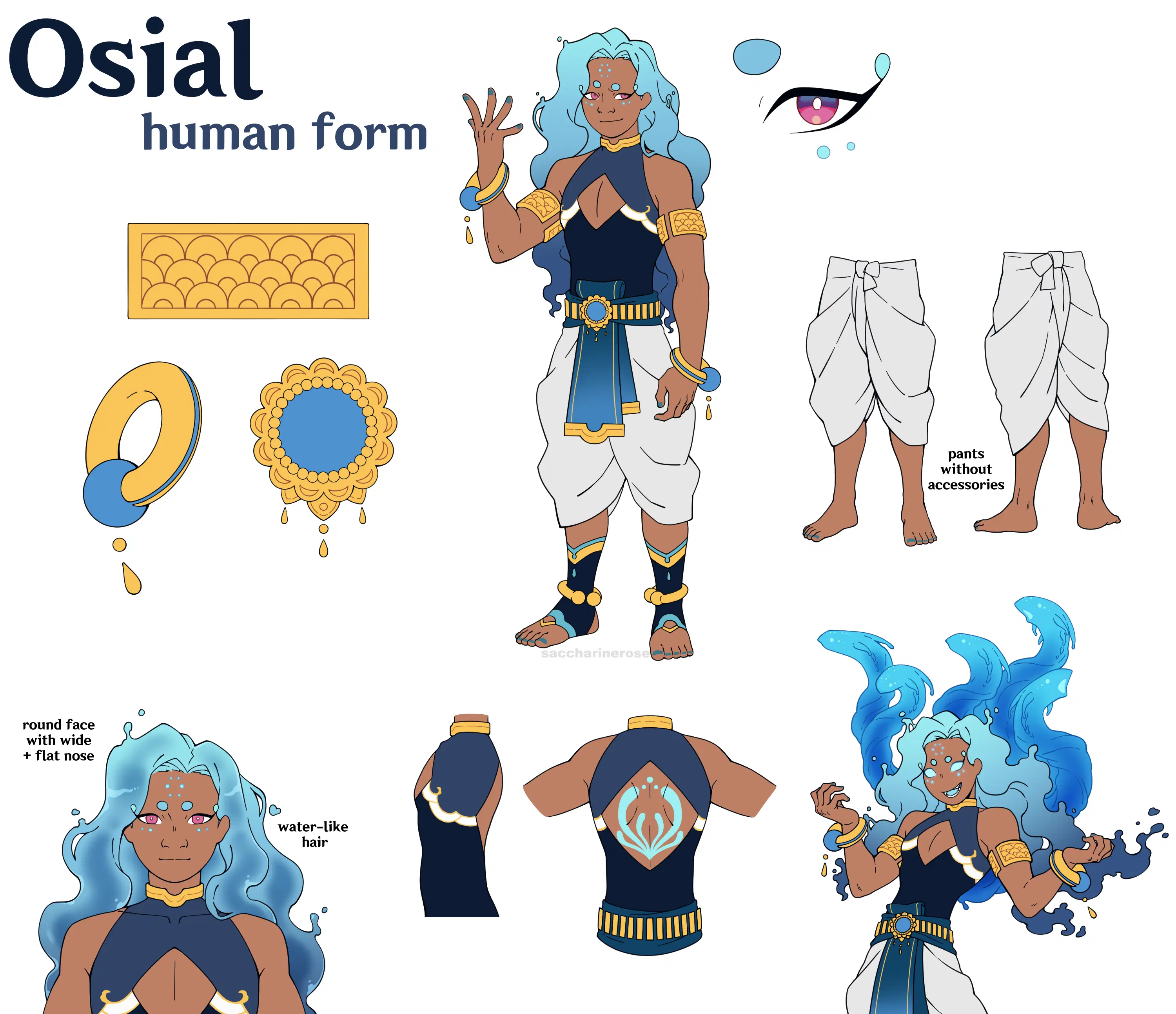 Made some updated references for my Beisht and Osial human form designs ...