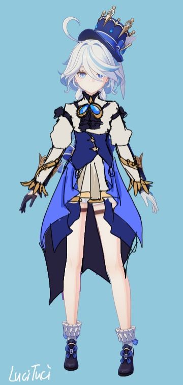 Furina (simple and rushed) Redesign Genshin Impact | HoYoLAB