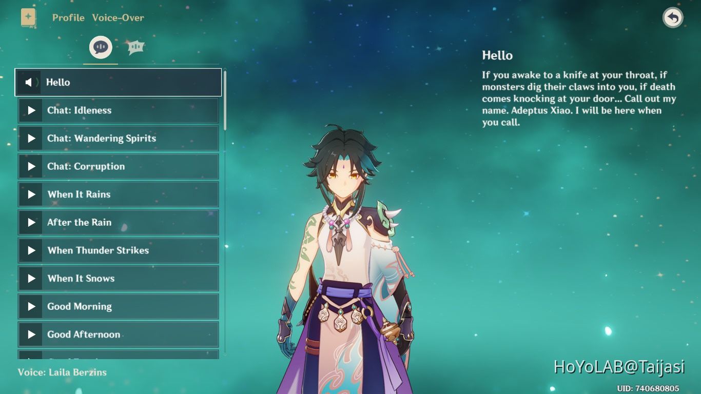 Theme 2: Xiao’s most memorable dialogue/ storyline Genshin Impact | HoYoLAB