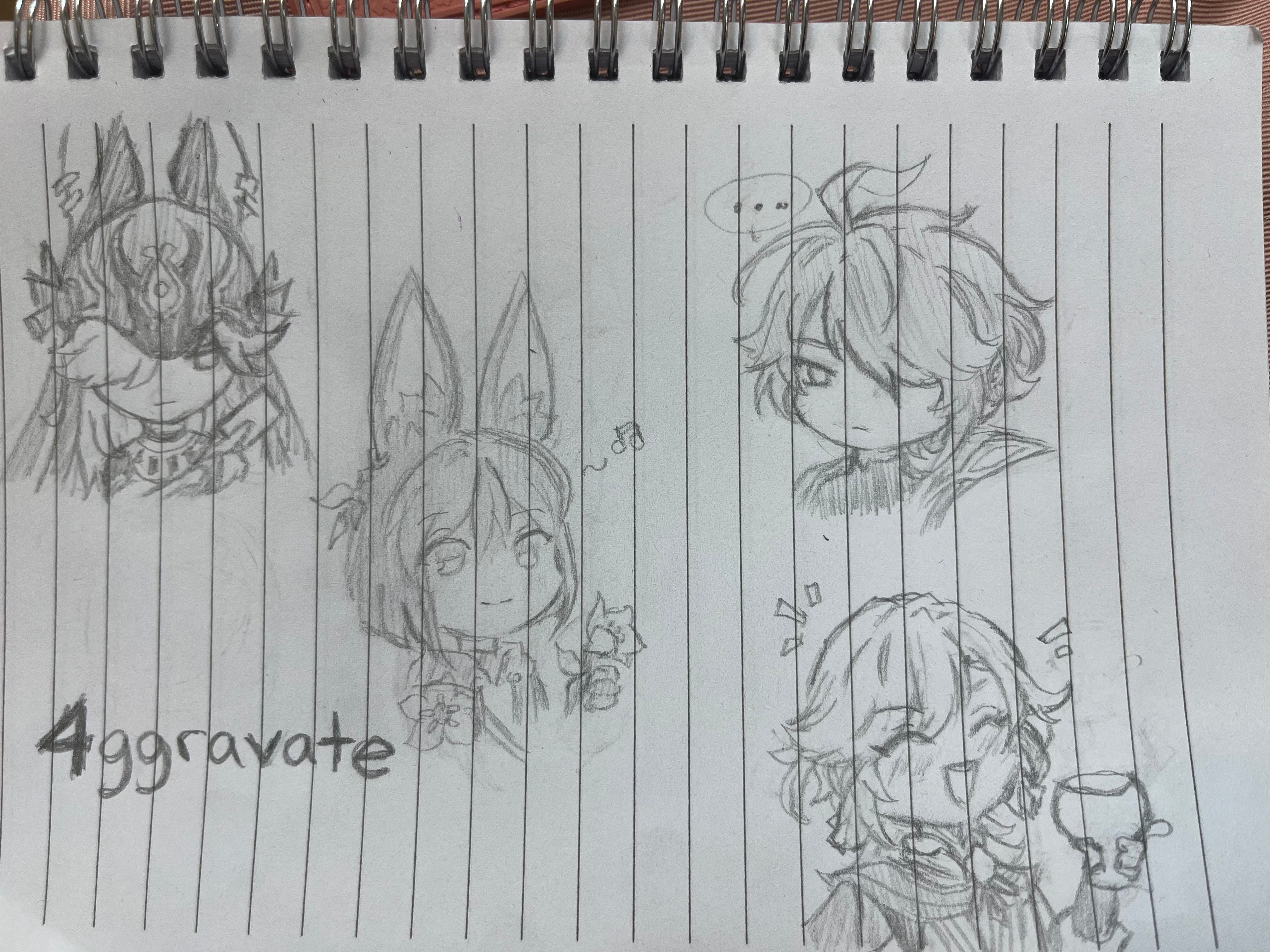 Work doodle (4ggravate) Genshin Impact | HoYoLAB