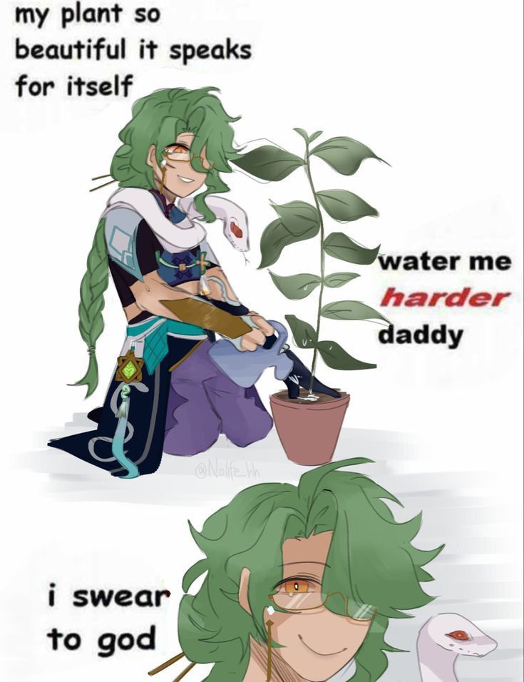 Baizhu meme I found Genshin Impact | HoYoLAB