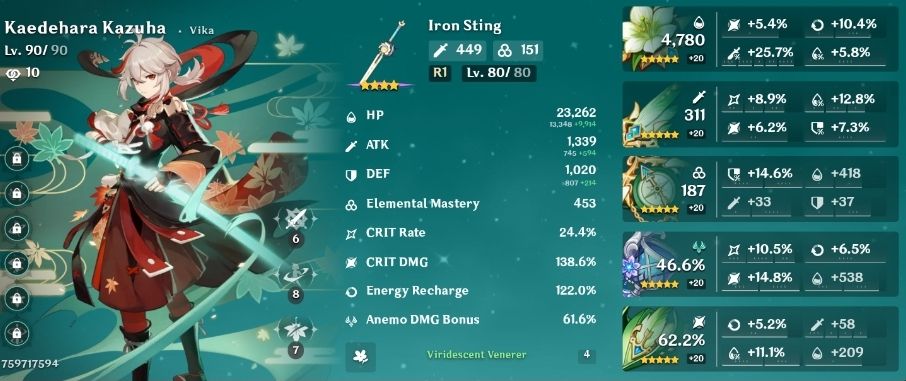 rate my builds Genshin Impact | HoYoLAB