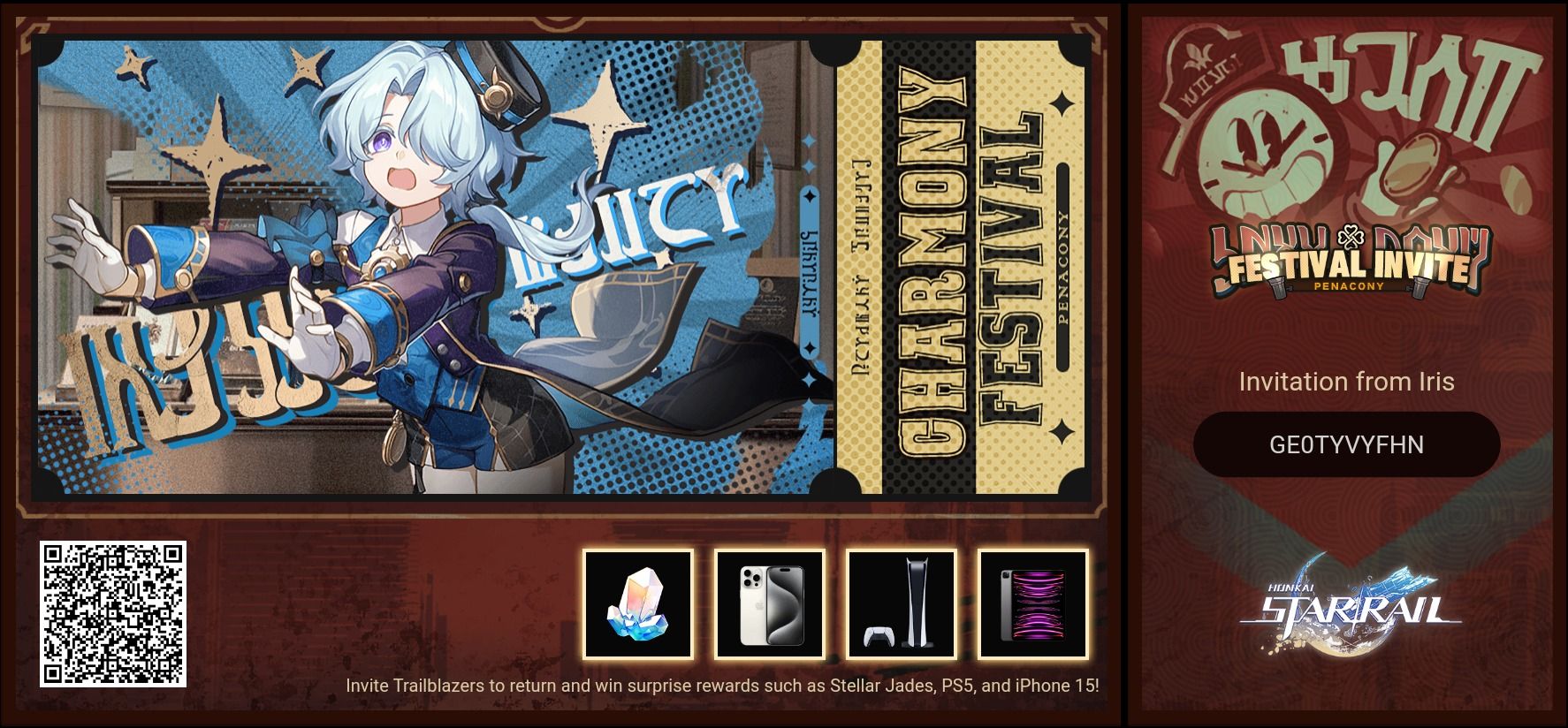 CHARMONY FESTIVAL INVITE! (Please Accept It And Redeem The Link) Share ...