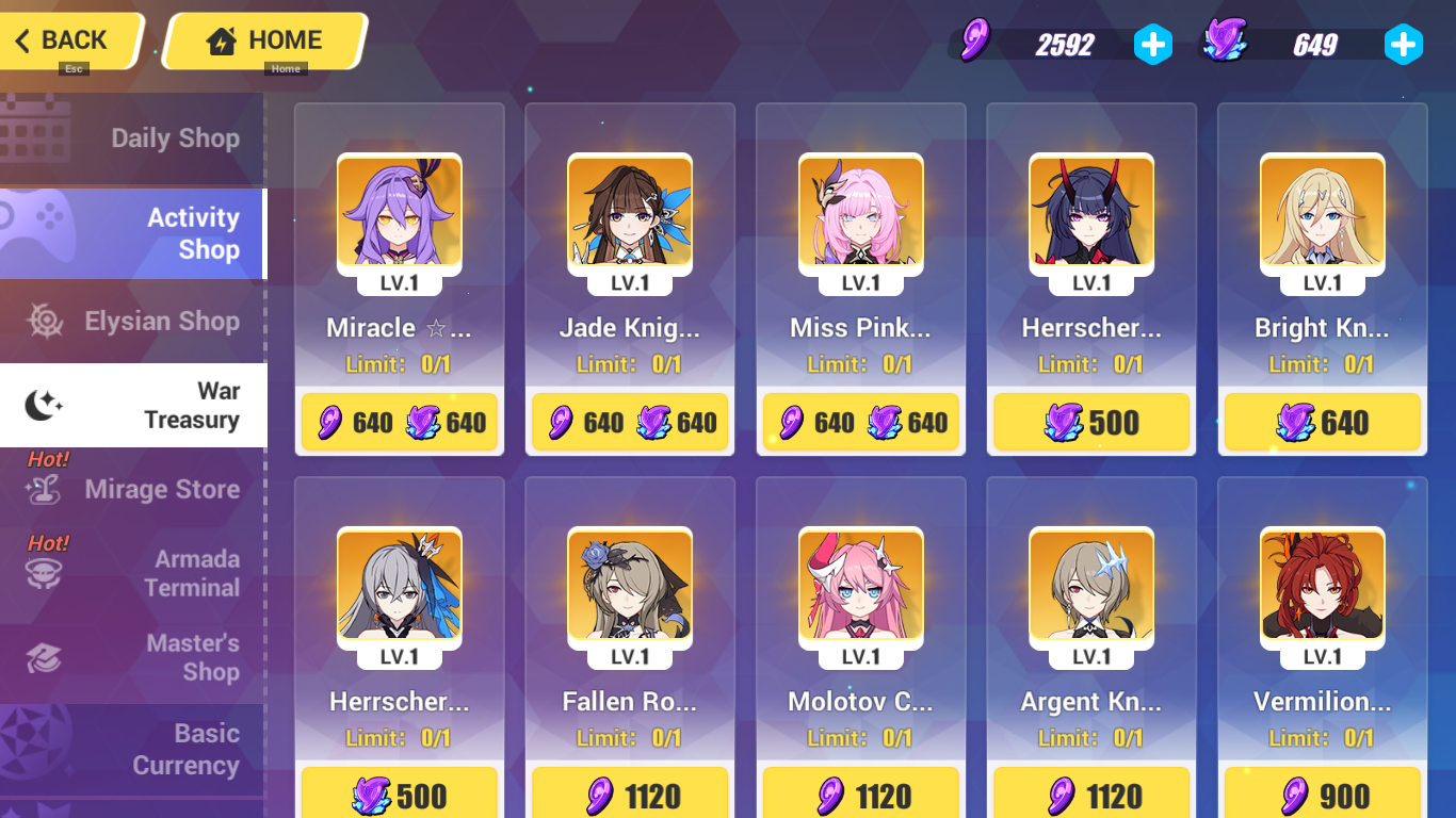 I don't know which one to buy between Jade Knight and HoR. Which one to ...