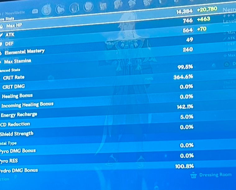 Insane crit stats….. Genshin Impact | HoYoLAB