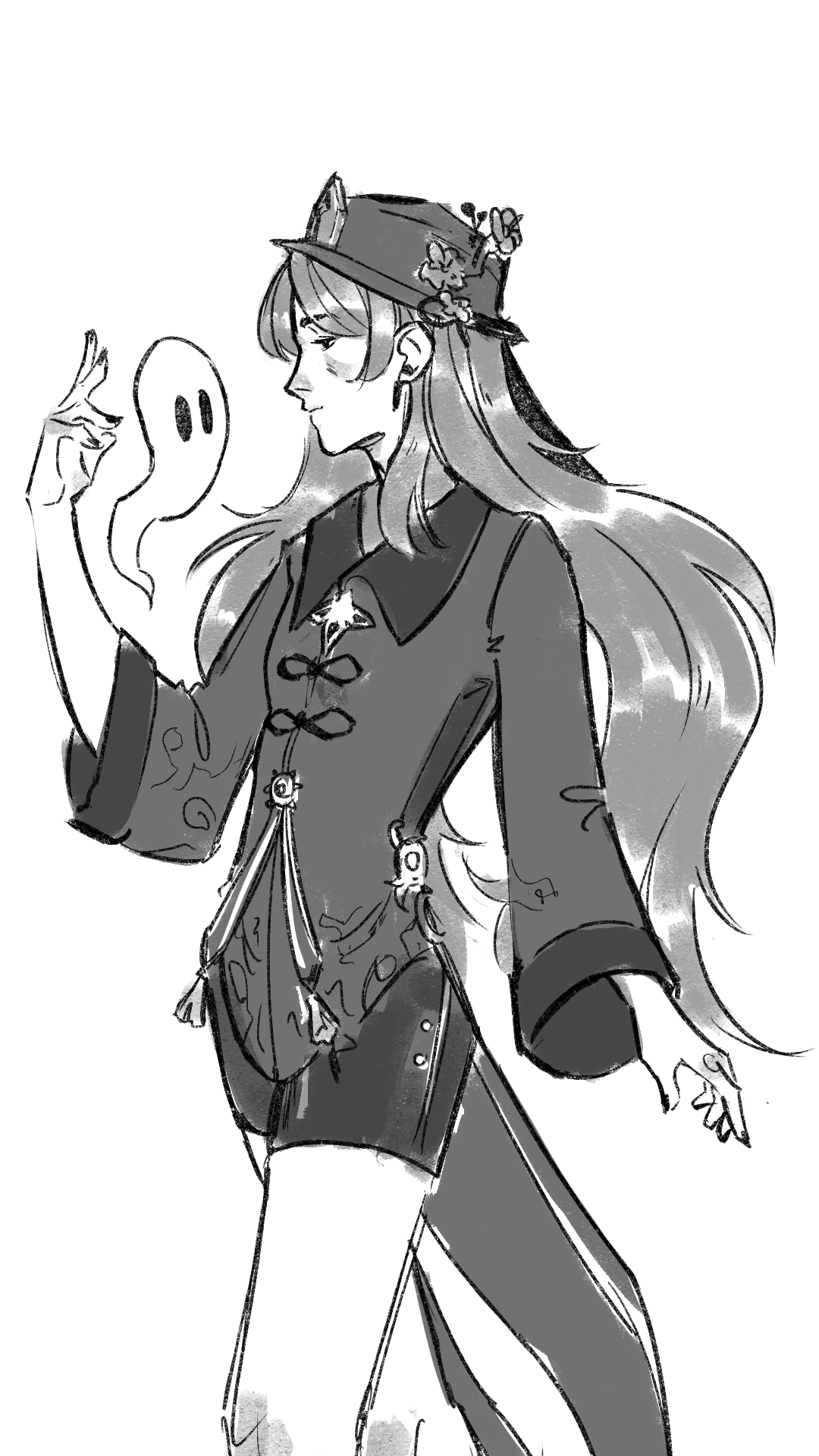 hu tao sketch Genshin Impact | HoYoLAB