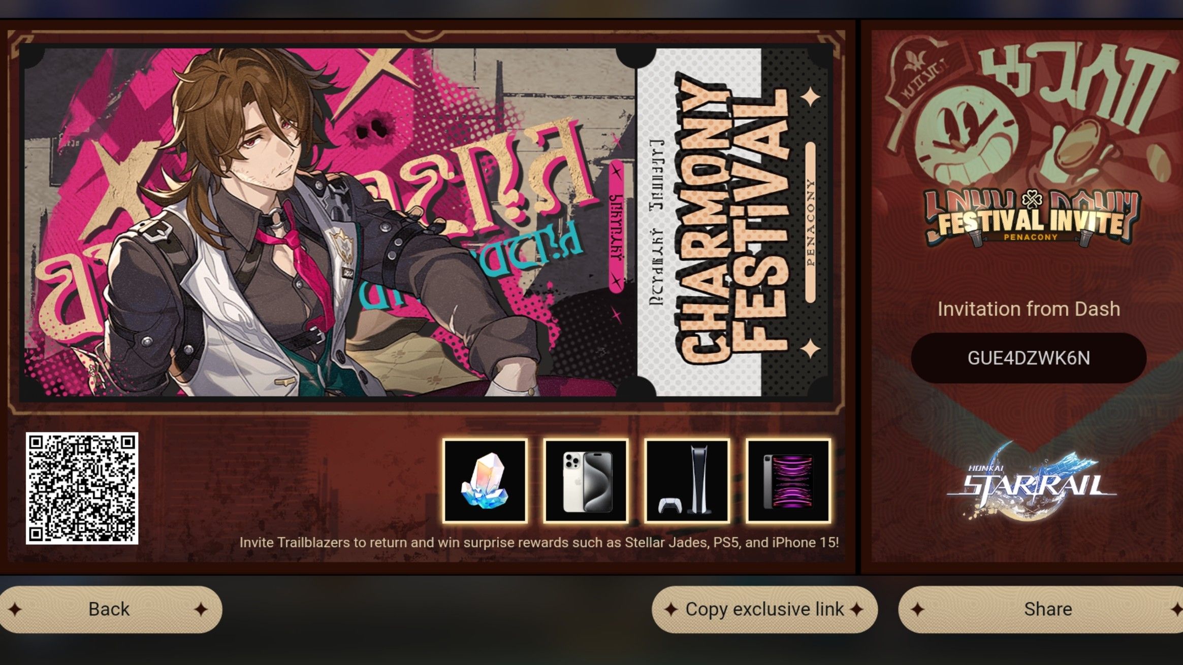 I still need 5 "friends" for this hsr event Honkai: Star Rail | HoYoLAB