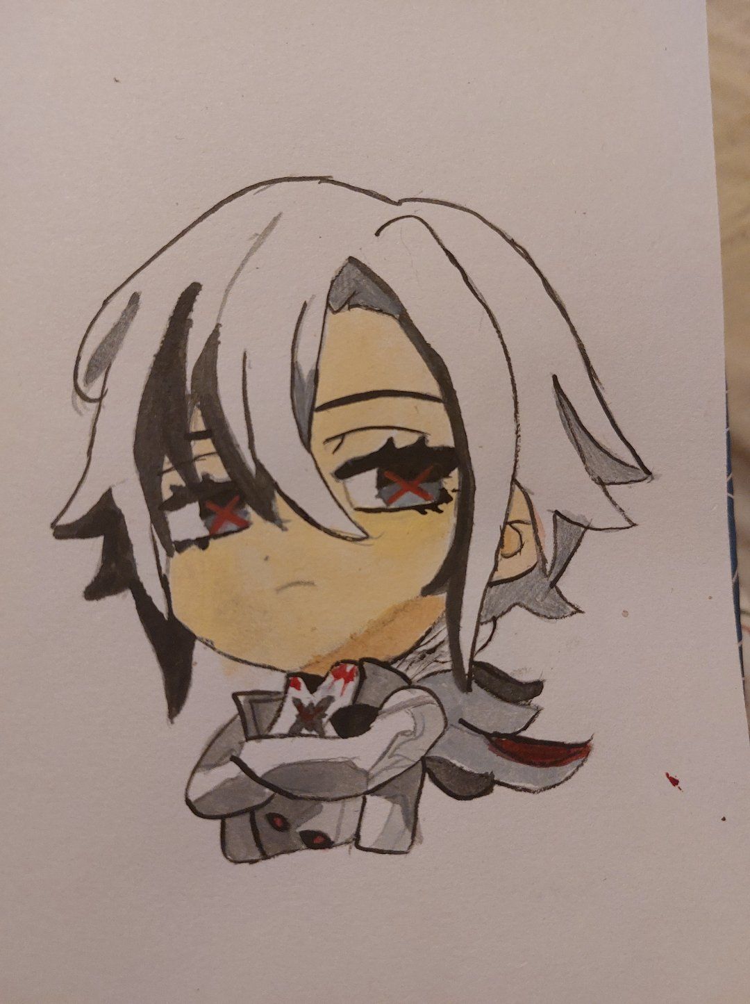 Arlecchino Chibi drawing Genshin Impact | HoYoLAB