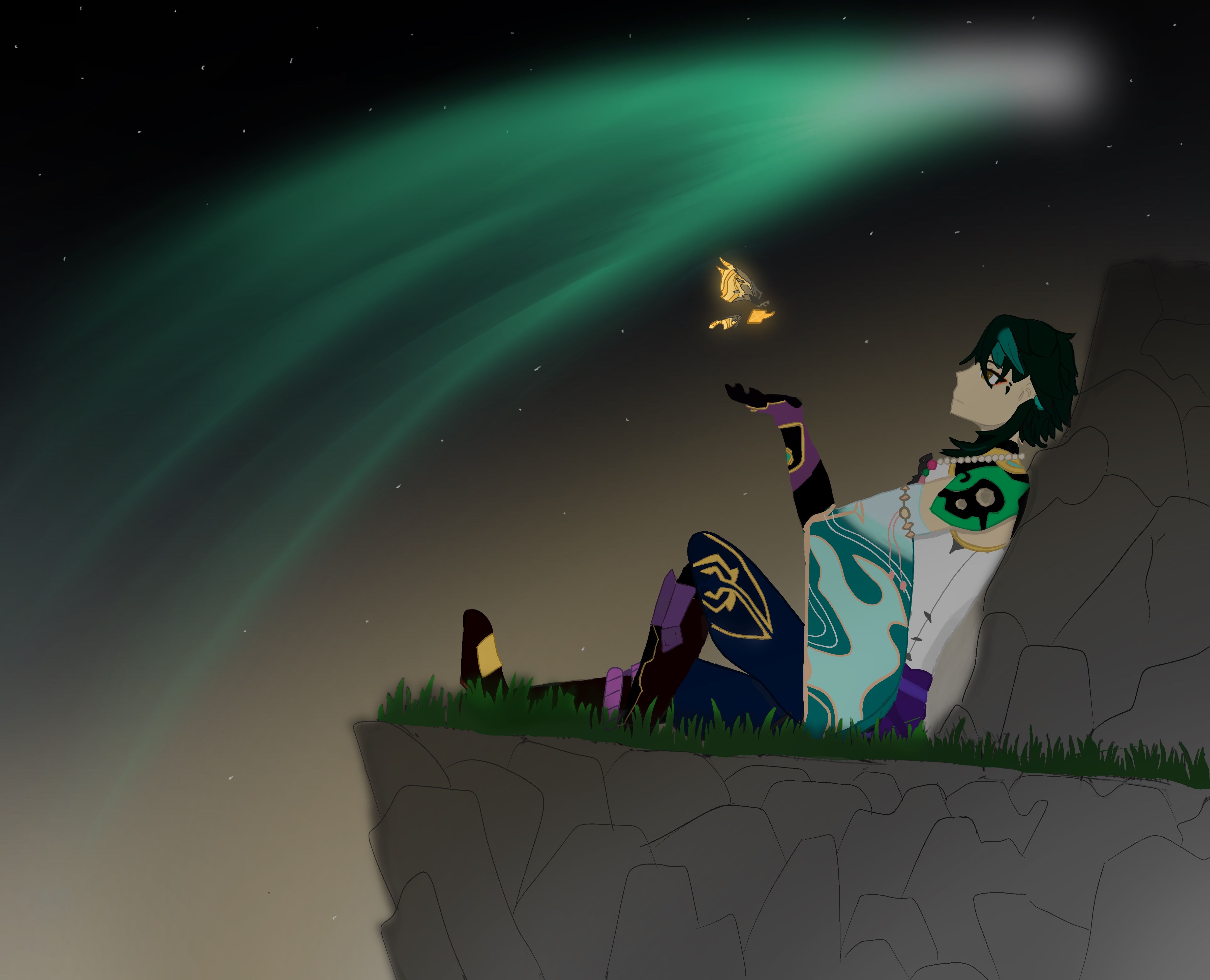 My Xiao Fanart Contest submission. Genshin Impact | HoYoLAB