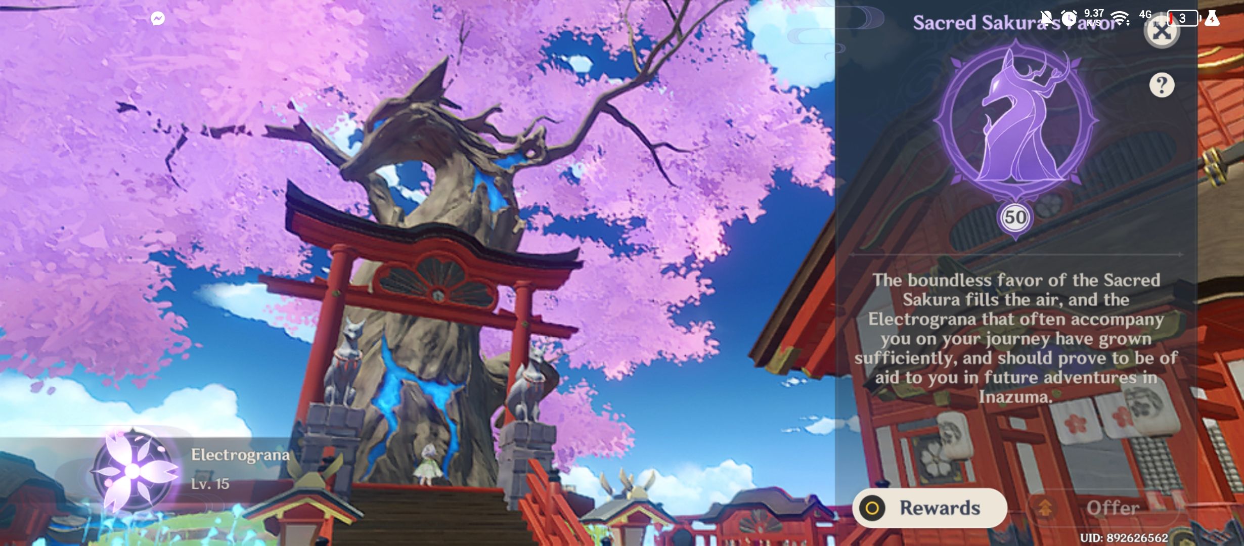 Finally LV. 50 Sacred Sakura Tree 🙂 Genshin Impact | HoYoLAB