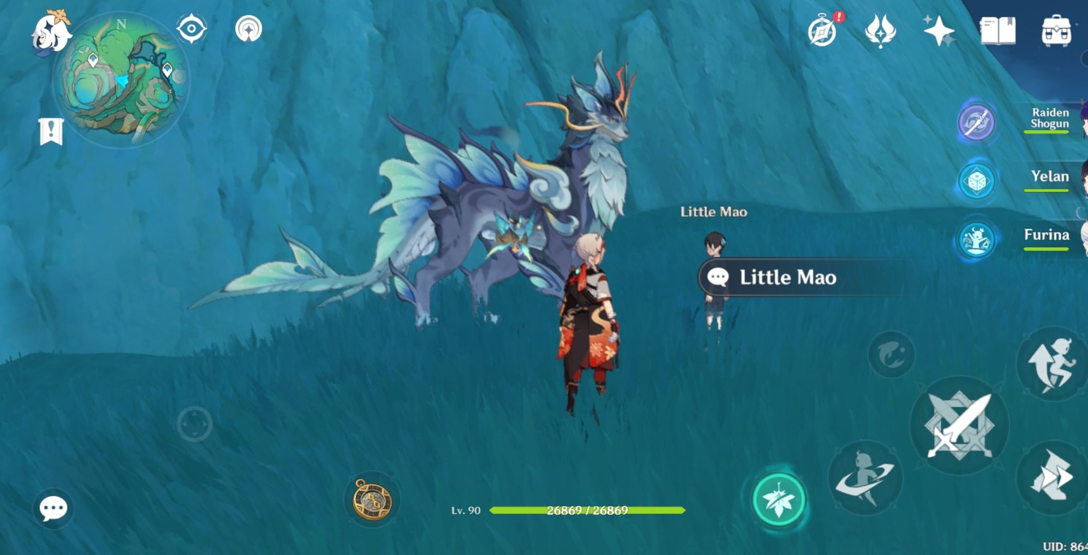 Lingyuan and Little Mao location after 4.4 world quest. Genshin Impact ...